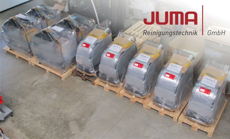 Delivery of JUMA machines - Juma Reinigungstechnik GmbH